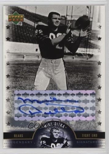 2005 Upper Deck Nfl Legends Legendary Signatures Mike Ditka Ls Md Auto