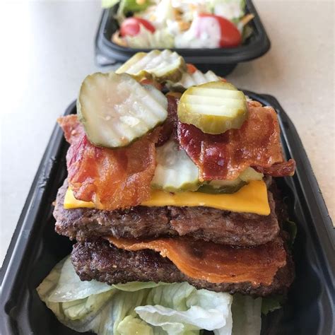 Wendys Lettuce Wrapped Baconator