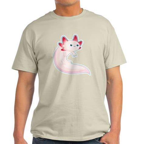 Cafepress Axolotl White T Shirt Mens Classic Cotton T Shirts