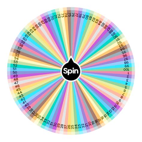 Numbers Spin The Wheel Random Picker