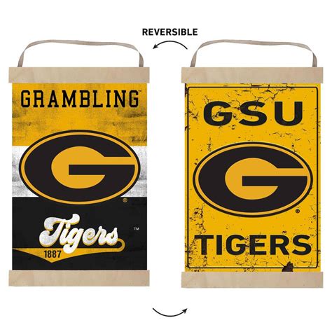 Jardine Grambling Tigers Retro Logo Banner Sign Yellow 4941786 Best Buy