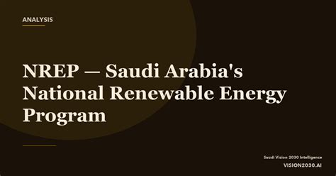 Nrep — Saudi Arabias Nationa Analysis Saudi Vision 2030