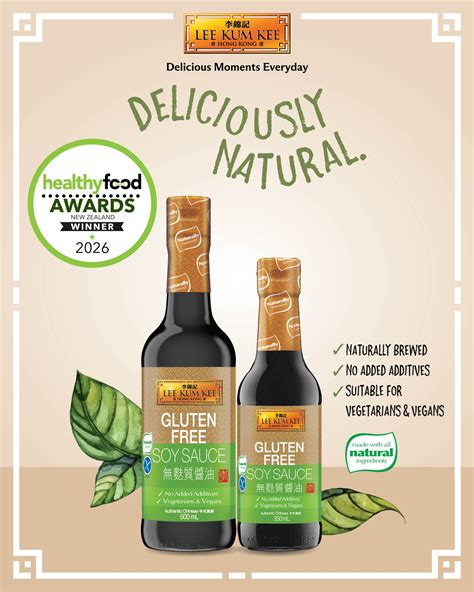 Lee Kum Kee Gluten Free Soy Sauce Wins Healthy Food Guide 2026 Award