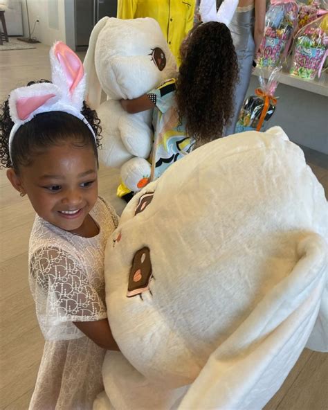 Aire Webster 1 And Sister Stormi 5 Wear Bunny Ears In Mom Kylie