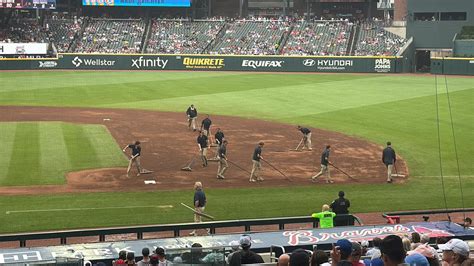 Major Major Props To The Atlanta Braves Grounds Crew To Get This Field