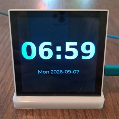 Esp32 P4 Powers Video Alarm Clock Hackaday