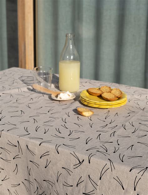Barr Tischdecke Naturschwarz 137x238 Cm Fine Little Day
