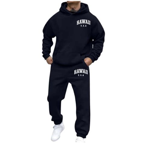 Confree Mens Tracksuit 2 Peice Sets Casual Mens Jogging Sweatsuit Set