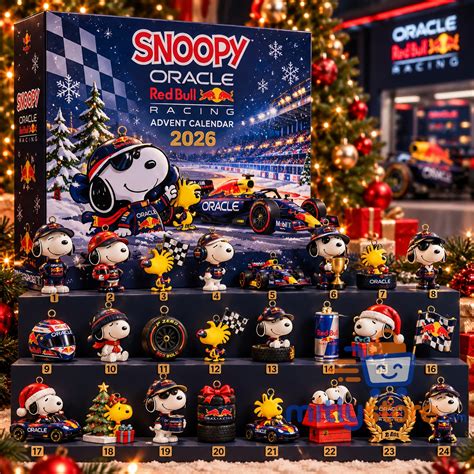 Snoopy Oracle Red Bull Racing 2026 Advent Calendar