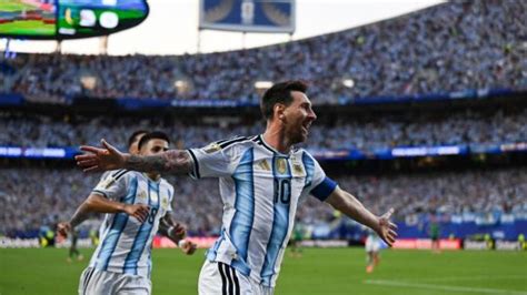 Magic Messi Bags Hat Trick Breaks World Cup Record As Argentina Rout