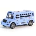 School Bus Toy Friction Powered Yellow Bus With Openable Doors