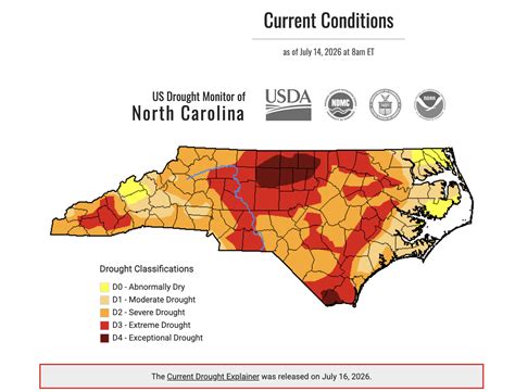 Drought Monitor Update — Thursday July 16 2026