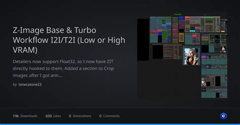 Z Image Base And Turbo Pro Grade Workflow W Speed Boost 🚀 I2it2i Low