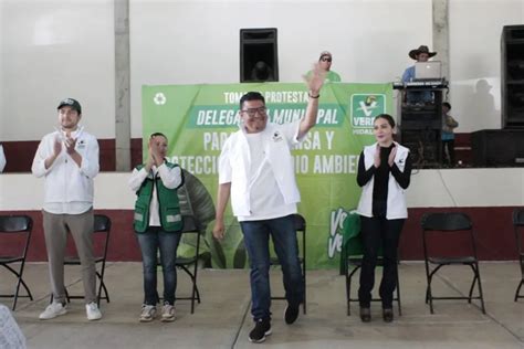 Pvem Nombra A Jorge Sánchez Tovar Como Dirigente Municipal En Huasca