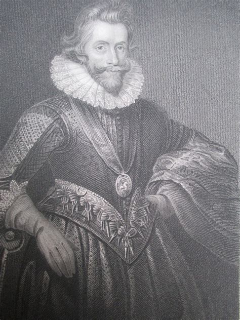Henry Wriothesley Earl Of Southampton Antique Engraving Circa 1838