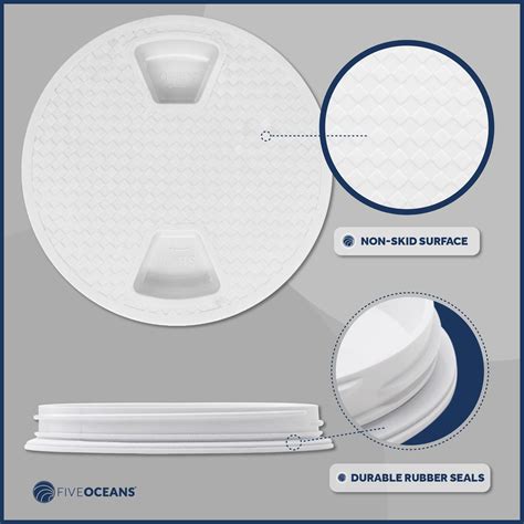 Five Oceans 8 Boat Hatch Marine Access Hatch Round Inspection Deck