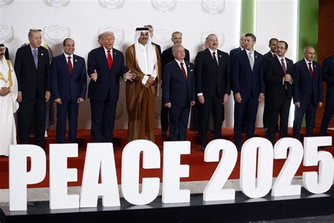 Trump World Leaders Gather In Egypt For Ceasefire Deal Signing With
