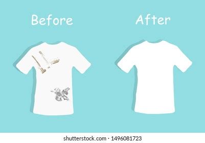 9039 Before After Dirty Clean Shirts Stock Vectors And Vector Art