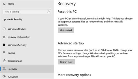 How To Access Boot Options Menu In Windows 10 Geeksforgeeks