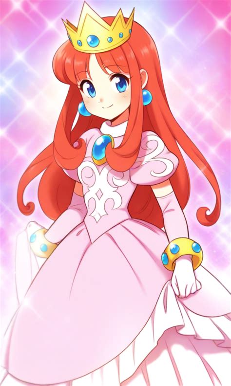 Princess In A Pink Gown Ai Art Elbow Gloves Pixai