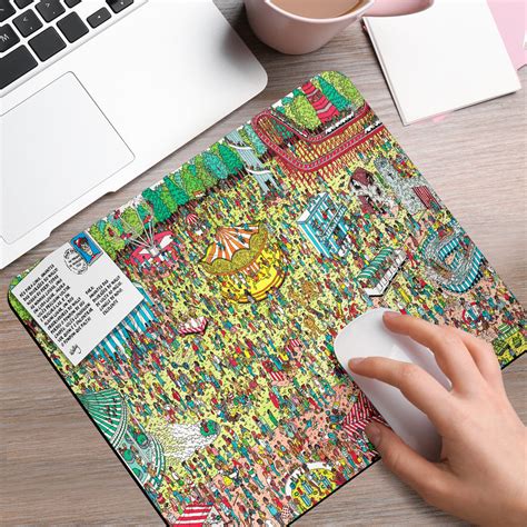 Wheres Wally Mouse Pads Office Decor Office T 2022 99shirt