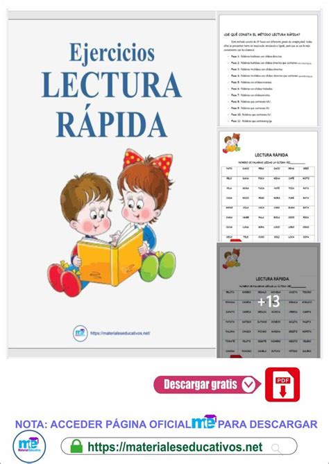 Lectura rápida en 2 minutos método para afianzar la lectura Metodo