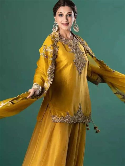 Sonali Bendre Weaves Tradition And Grace In Ethnic Ensemble Times Of