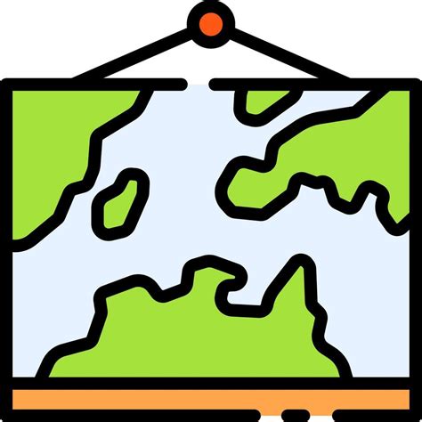 A Map With A Globe On It 50825310 Vector Art At Vecteezy