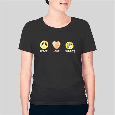 Vintage Peace Love Buc Ees Shirt Hotter Tees
