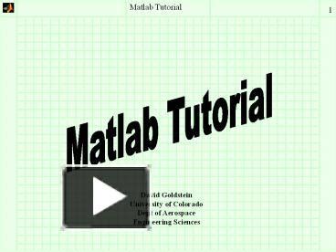 Ppt Matlab Tutorial Powerpoint Presentation Free To View Id Adbbc Oge Y