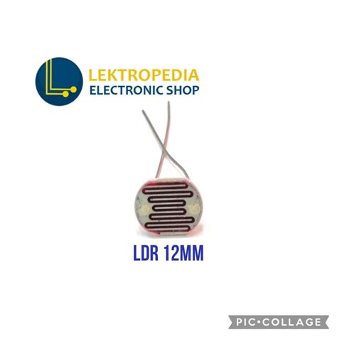 Jual Sensor Ldr 12mm Besar Light Dependent Resistor Cahaya Photoresistor Shopee Indonesia
