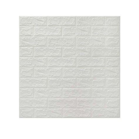 Jual Wallpaper 3D Modern Foam Batu Bata Ukuran 70 X 77 Wall Sticker
