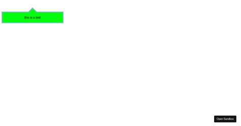 Css Box Arrow Codesandbox