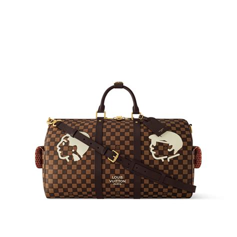 Keepall Bandoulière 50 Damier Ebene Bags And Small Leather Goods