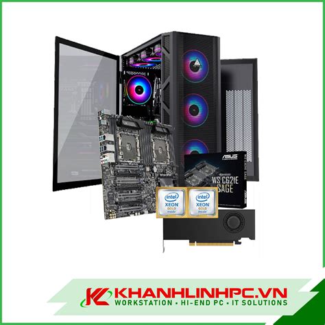 bộ pc workstation klws dual xeon gold 6138 32g ram