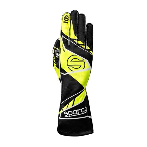 Sparco K Arrow 2025 Racing Gloves Blackyellow Motorcycle Wheels