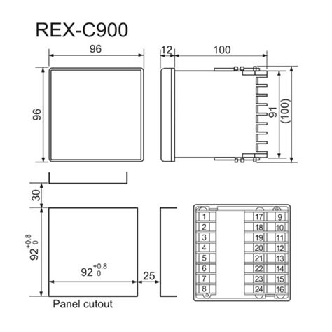 REX C Series PID Temperature Controller