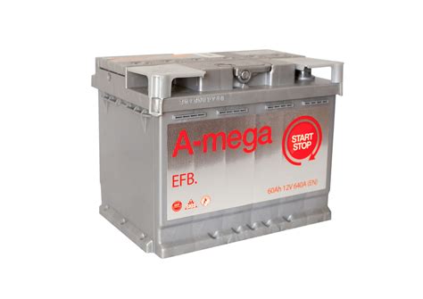 Купити Акумулятор A-mega EFB 60Ah 640A (- +) в Києві та Україні | А ...