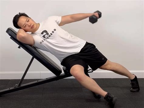 Incline Side Half Lateral Raise — Rehab Hero