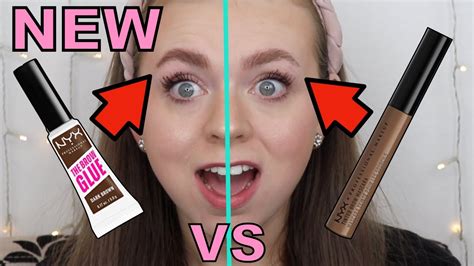 New Nyx The Brow Glue Tinted Brow Gel Vs Nyx Tinted Eyebrow Mascara