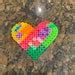 Heart Shaped Perler Bead Etsy