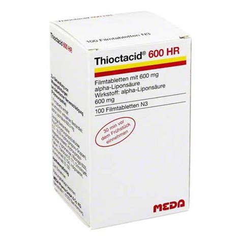 Thioctacid® 600 Hr 100 Filmtbl Preisvergleich