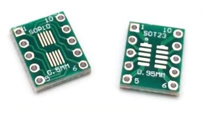 SMD Naar DIP Converter 10 Pins SOT 23 SOP MSOP Adapter DomoticX