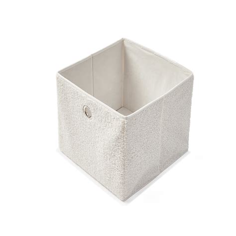 Collapsible Storage Cube Boucle Kmart Nz