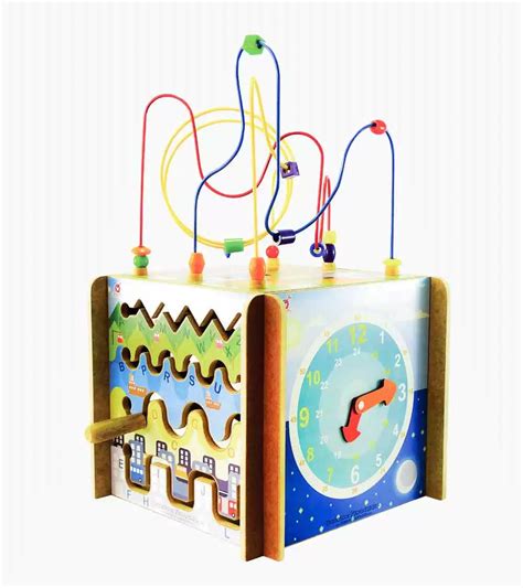 Multiple Learning Cube Wood Toys