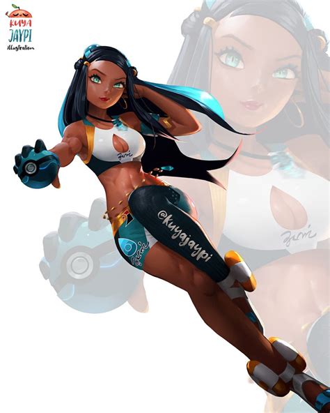 Pokemon Swordandshield Nessa By Kuya Jaypi R Ebonyimagination