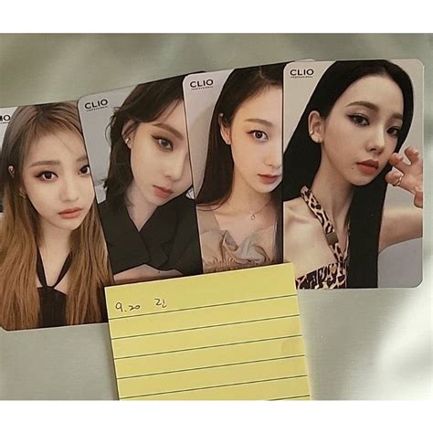 Jual CLIO X Aespa Photocard Shopee Indonesia