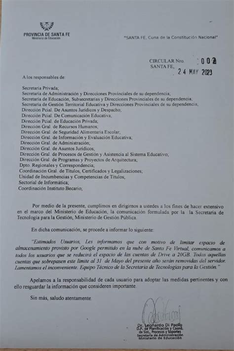 Circular N 2 Dir Pcial Planificacion Y Coord De Sistemas Procesos Y
