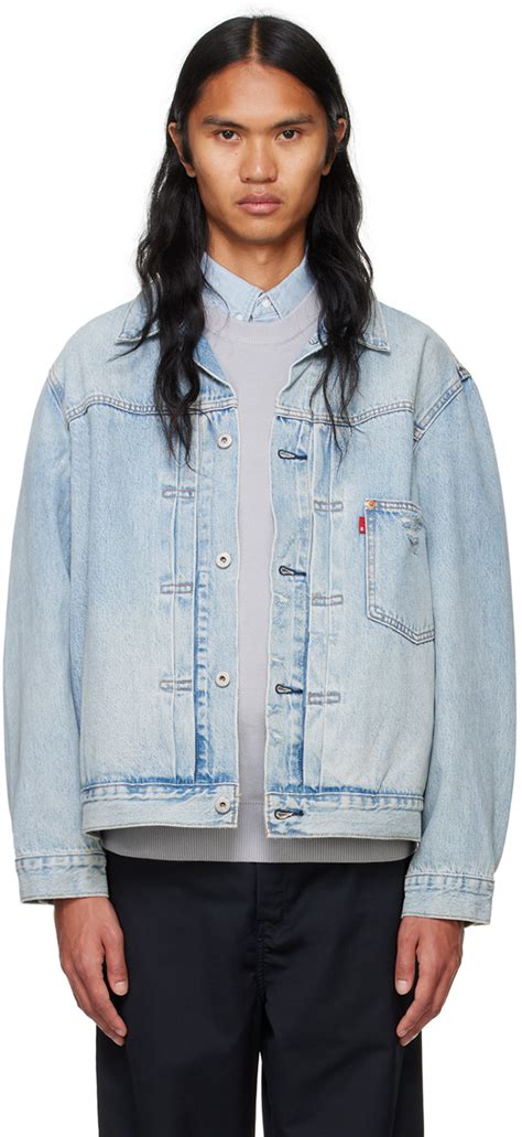 Levis Blue Type I Denim Trucker Jacket Ssense