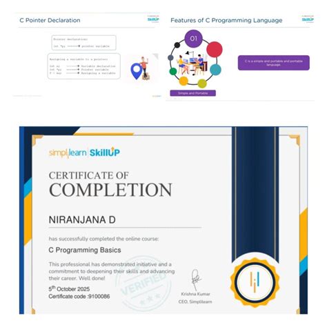 Simplilearn Cprogramming Codingjourney Hardwork Continuouslearning